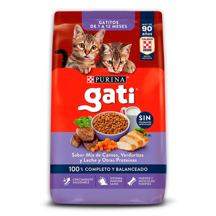Gati - Alimento Gatitos Sabor Mix de Carnes - GATI | Laika Mascotas